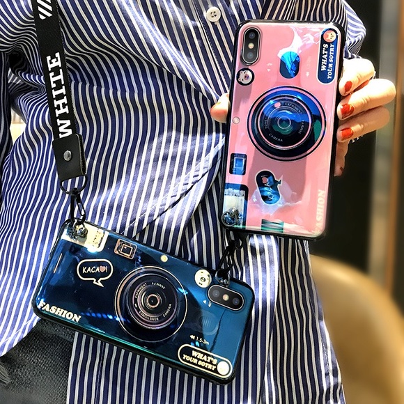 Accessories | Camera Like Phone Case Pop Socket Lanyard | Poshmark
